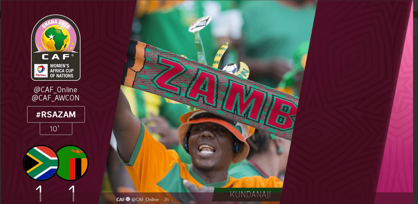 2018 AWCON: End of the road for Zambia - ZamFoot