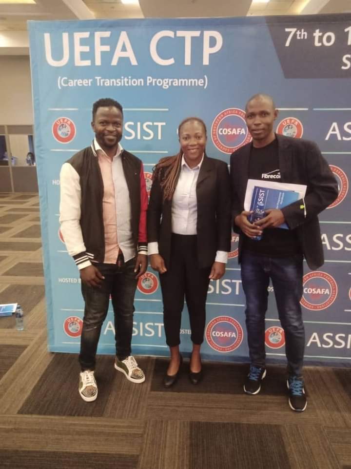 Isaac Chansa, Jacob Banda & Sarah Chungu in South Africa for a UEFA ...